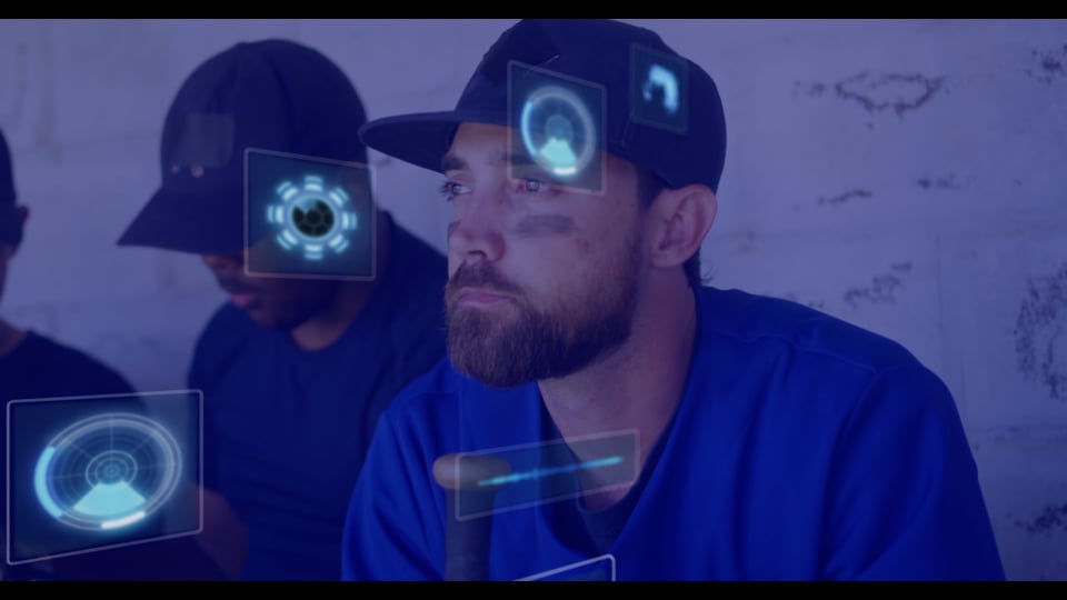 Animation of digital screens with data over diverse men Video from ...