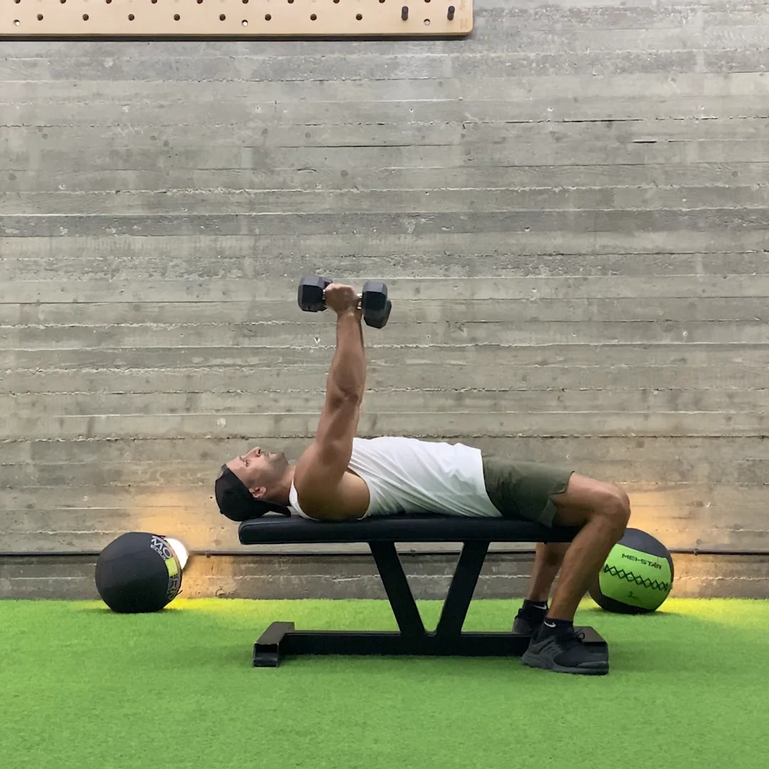 Bench Dumbbell Triceps Extension.mp4 on Vimeo