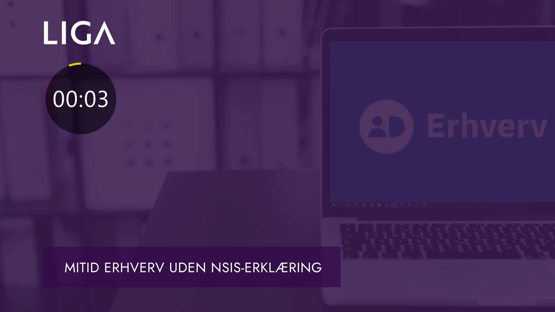 MitID erhverv uden NSIS-erklæring webinar on Vimeo