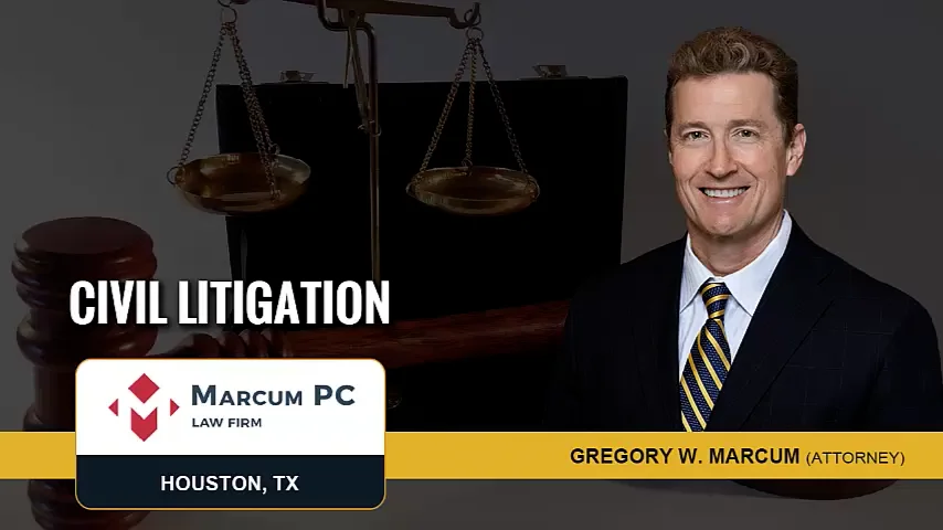 The Civil Litigation Process In Houston, Texas | Gregory W. Marcum on Vimeo