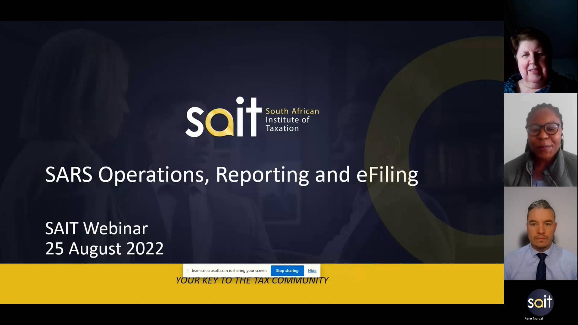 25 Aug SARS IT systems, operations and channels.mp4 on Vimeo