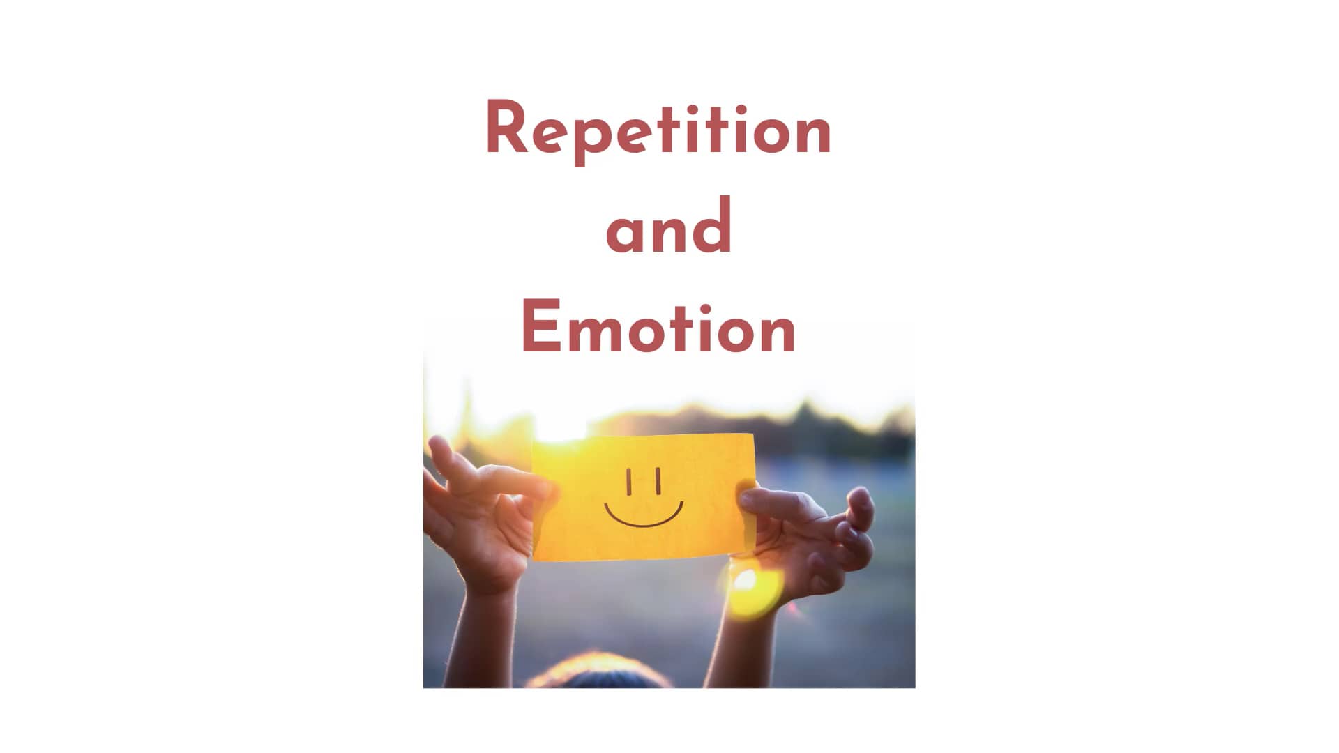 Repetition and Emotion on Vimeo