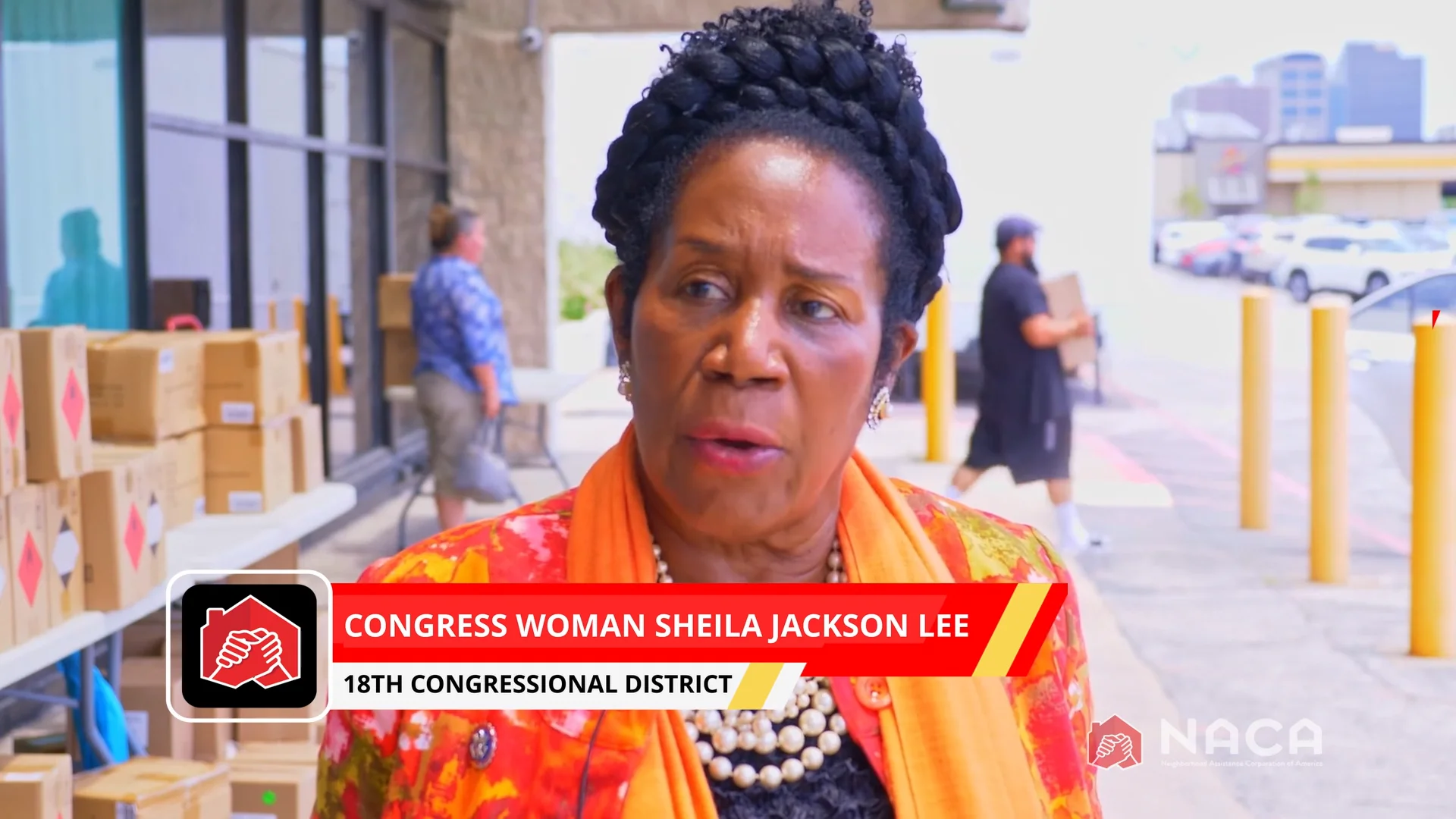 Congresswoman Sheila Jackson at NACA's Achieve the Dream Event ...