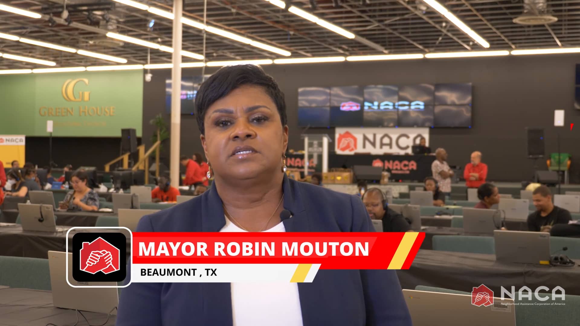 Beaumont, TX Mayor Robin Mouton at NACA's Achieve the Dream Event ...