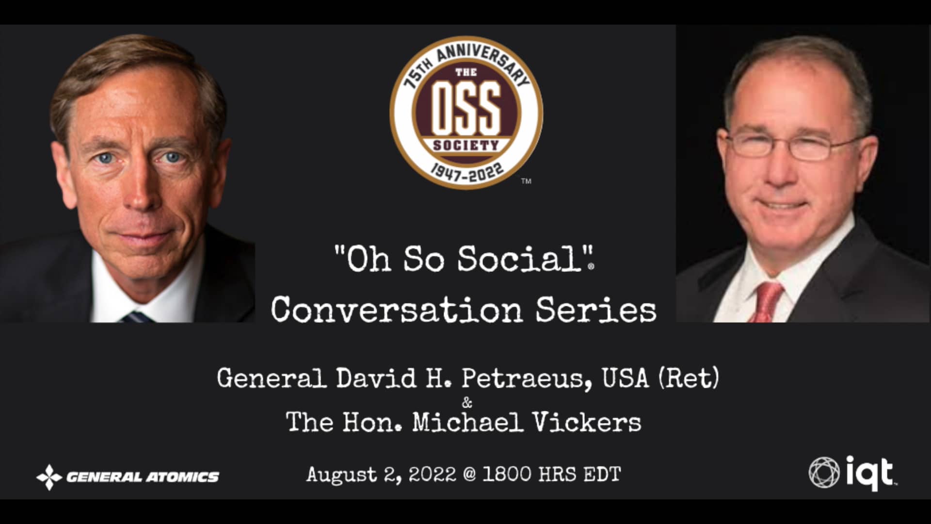 An "Oh So Social" Conversation Series: Geopolitical Threats & The World ...