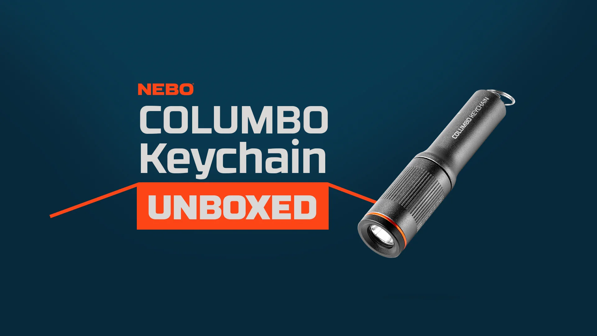 NEBO Unboxed - Columbo Keychain Pocket Light on Vimeo