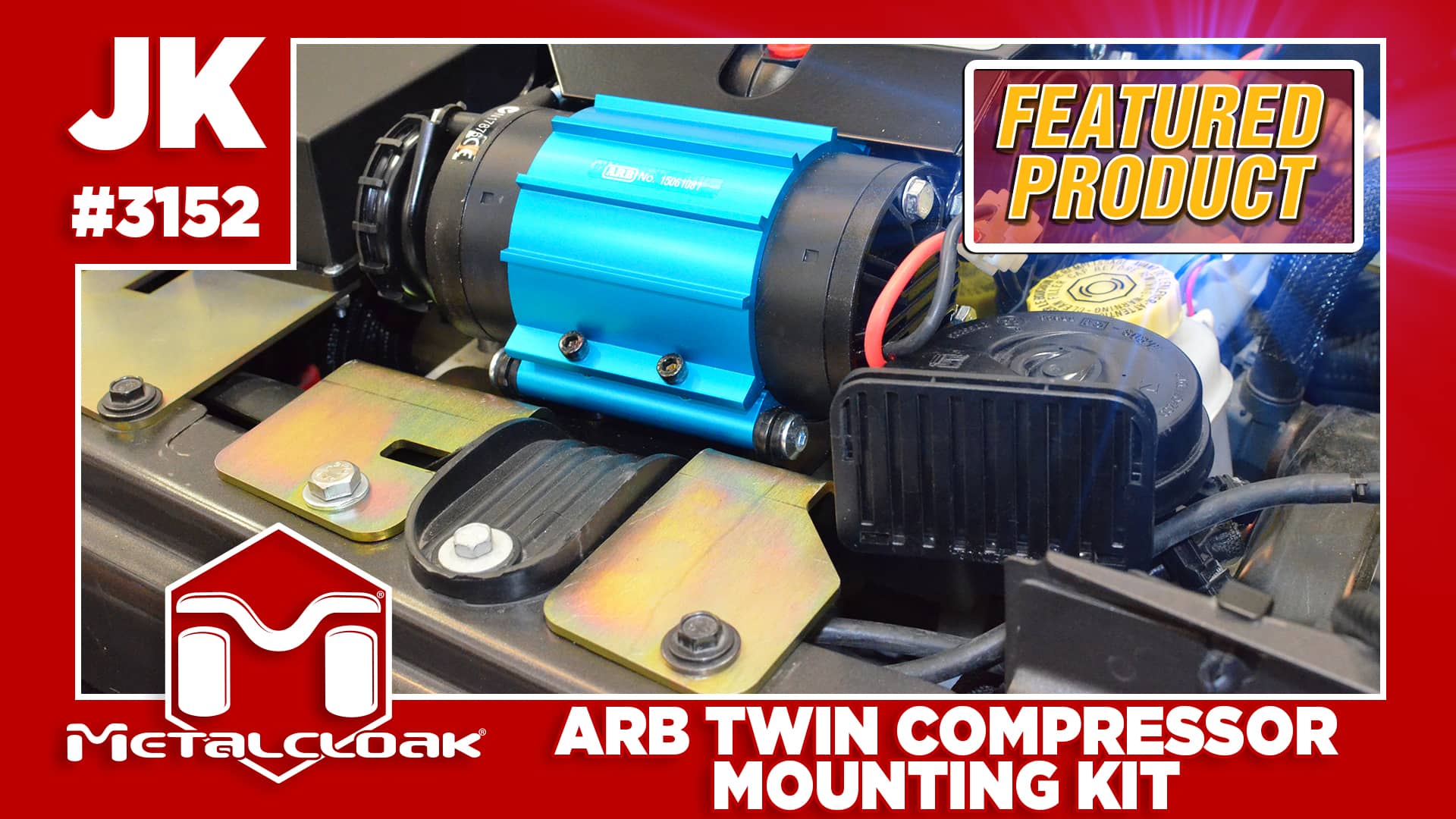 Featured Product: "ARB Twin Compressor" Mounting Kit for the JK ...