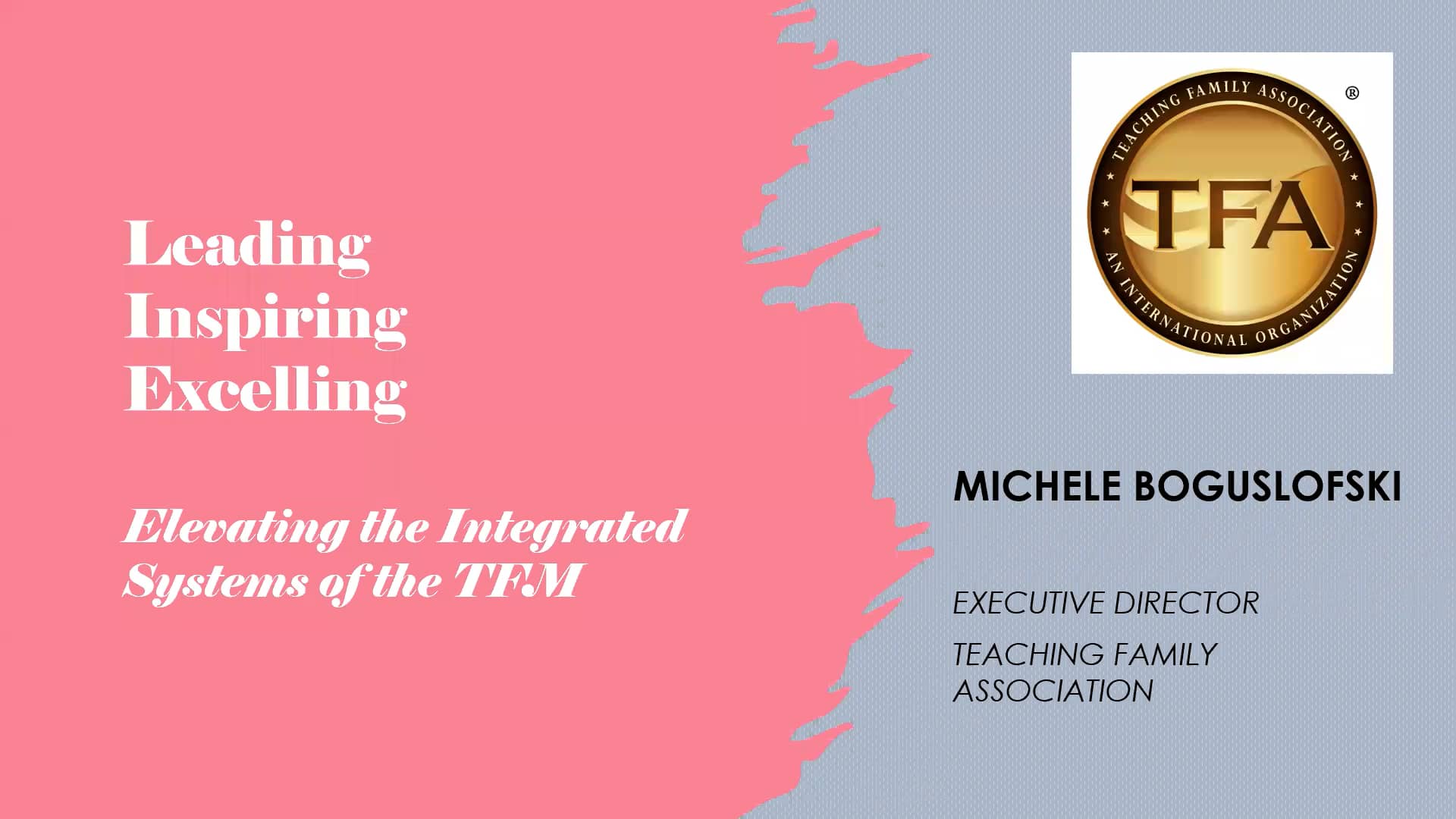 TFA Virtual Training Series: Elevating the TFM's Integrated Systems ...