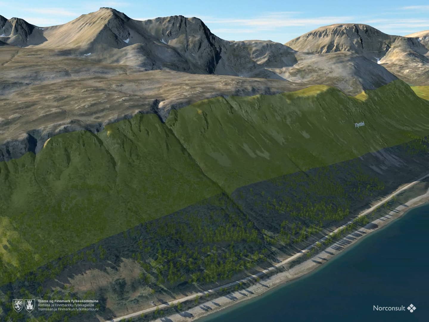 Fremtidig vegtrasé fv 7940 Lauksundskaret-Smellskaret-Arnøyhamn on Vimeo