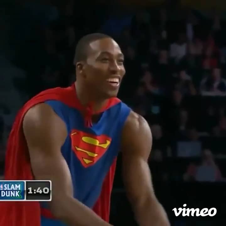 Dwight "Superman" Howard remporte le concours de dunks en 2008 on Vimeo