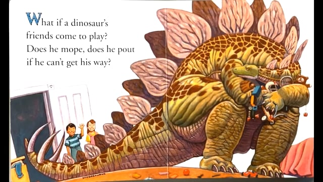 FRIENDSHIP STORY by Teacher Gina Aug. 26 - How Do Dinosaurs Play with ...