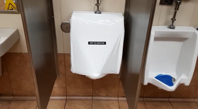 GG - SaniCover - How To Install Out Of Order Urinal Covers on Vimeo