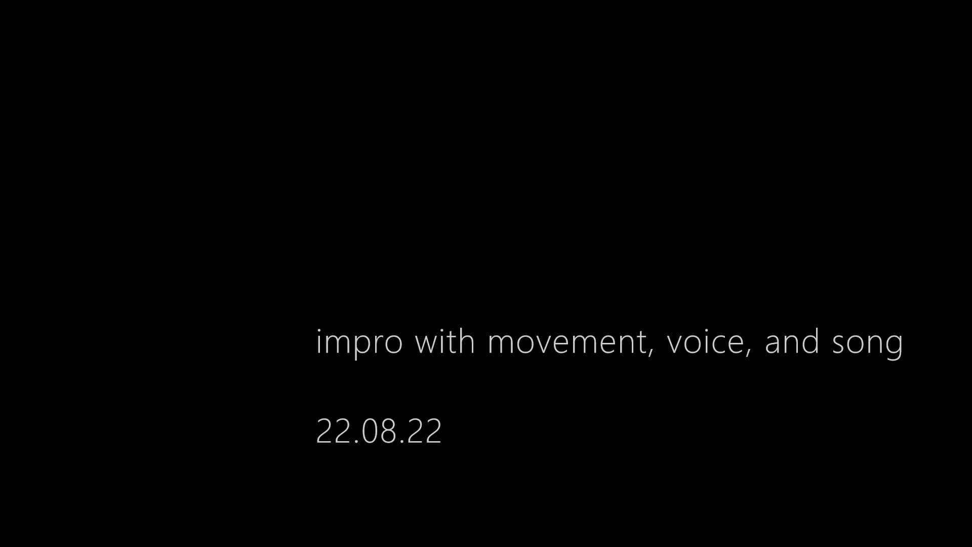 impro session [moving with the voice] on Vimeo