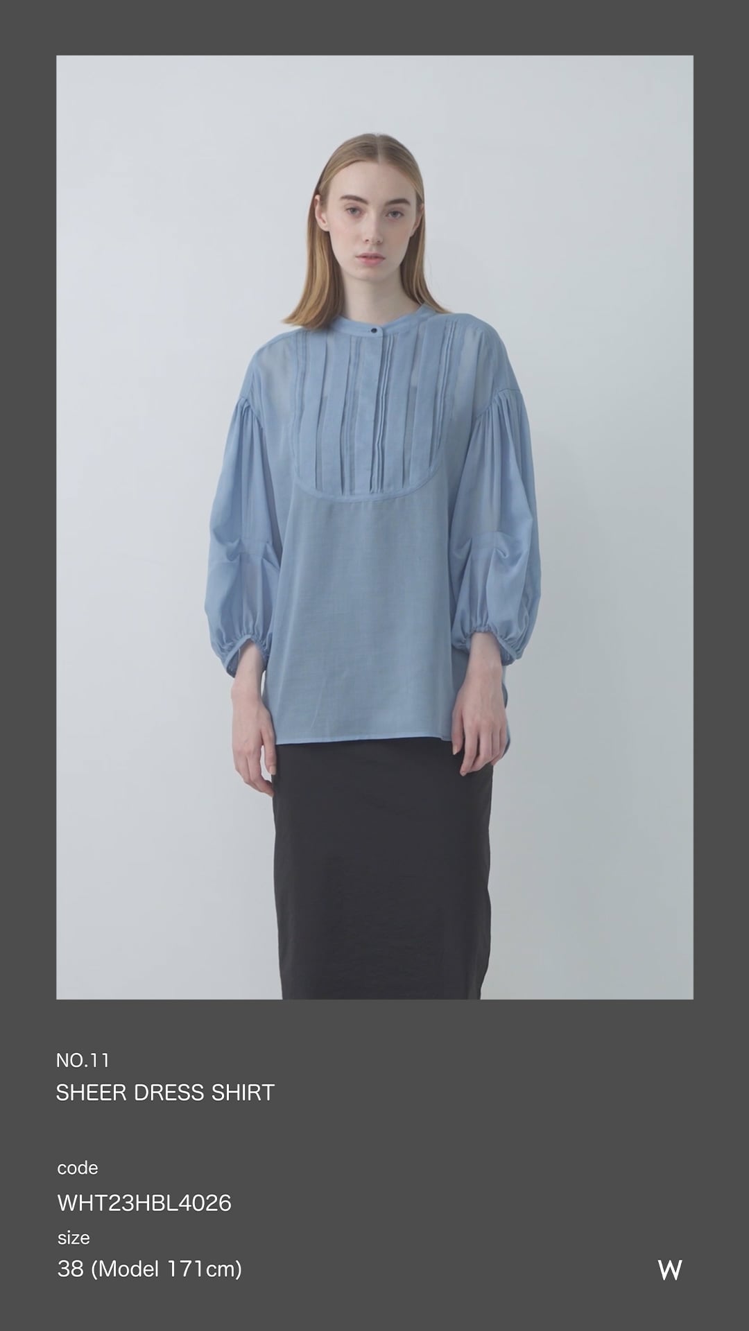 NO.11_SHEER DRESS SHIRT on Vimeo