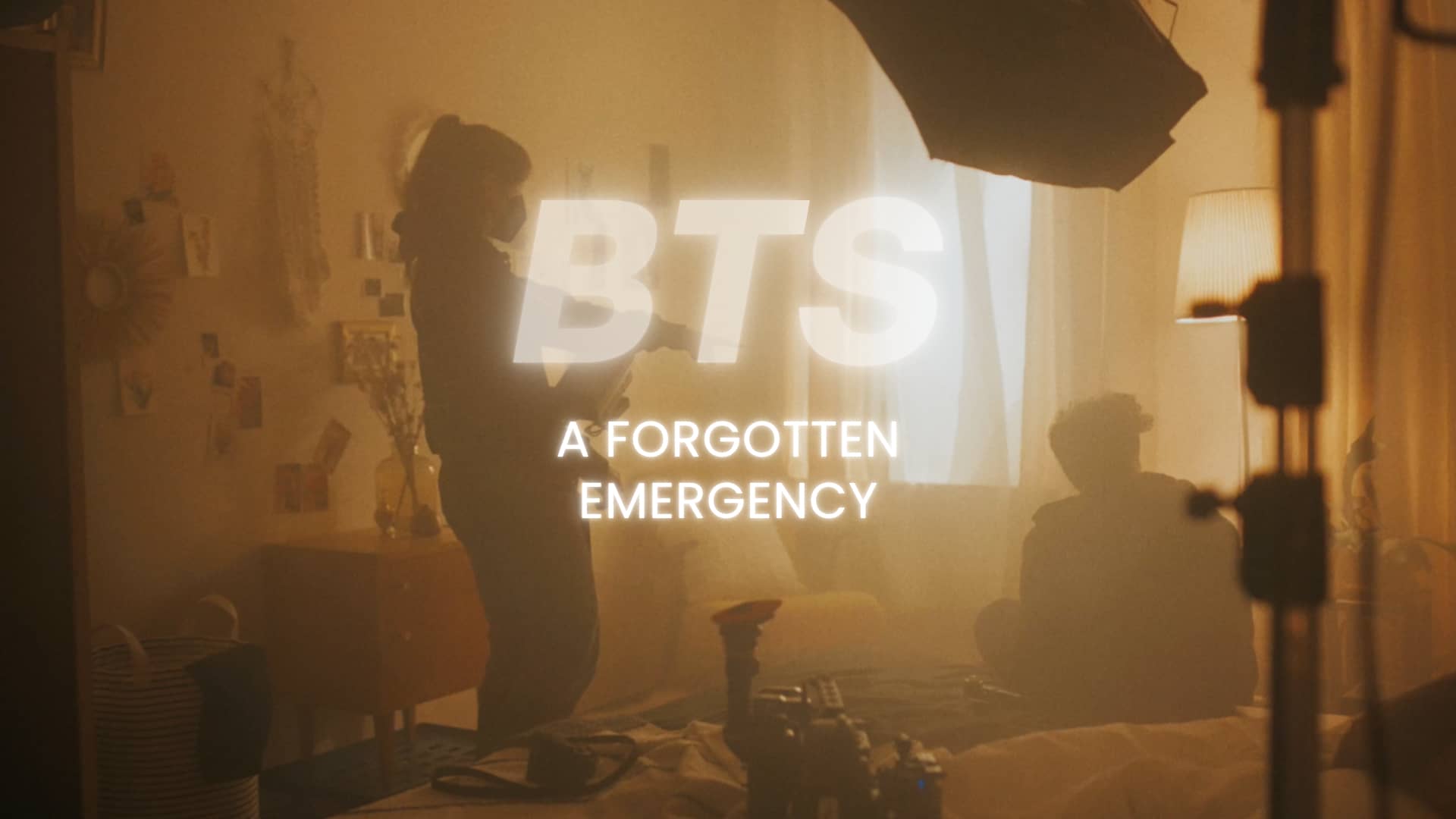 A Forgotten Emergency - BTS on Vimeo