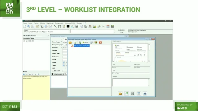MESI integration example | EMAC 2021
