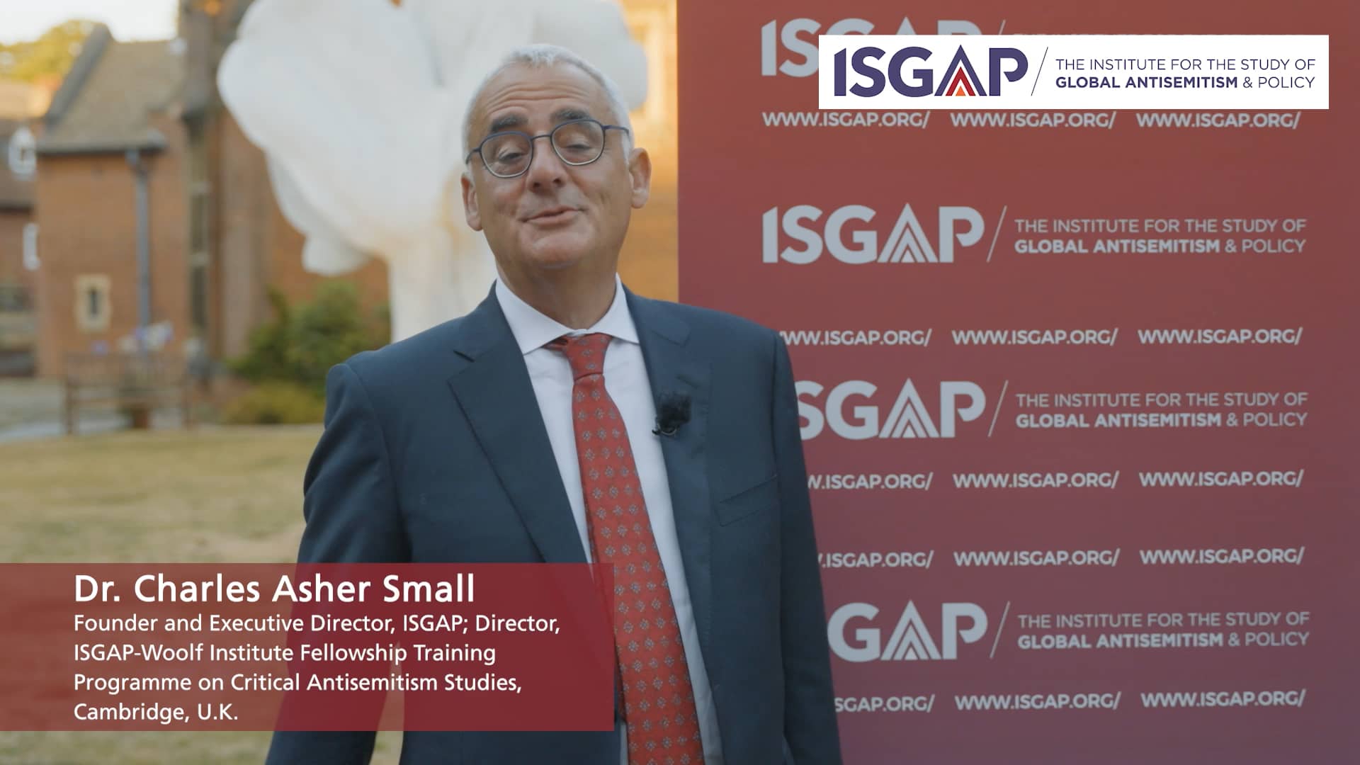 Interview with Dr. Charles Asher Small, Founder and Executive Director ...