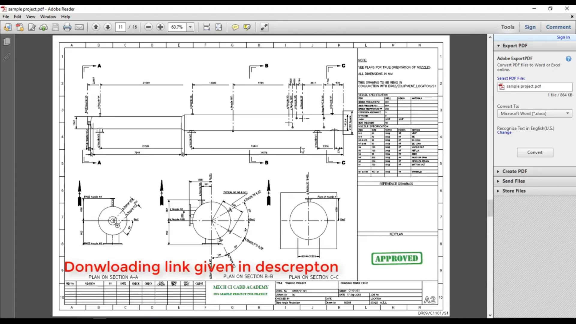 SP3D TRAINING TUTORIALS _CRACKING TOWER C1101 _ PRACTICE EXERCISES - 5 ...