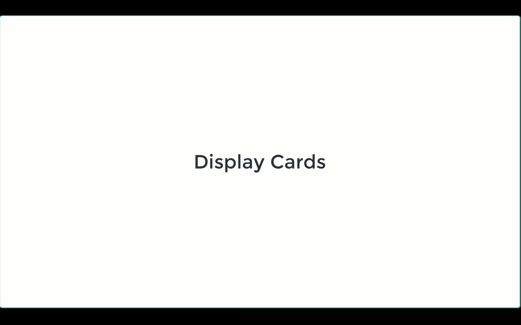 Custom payload - Display Cards in Dialogflow
