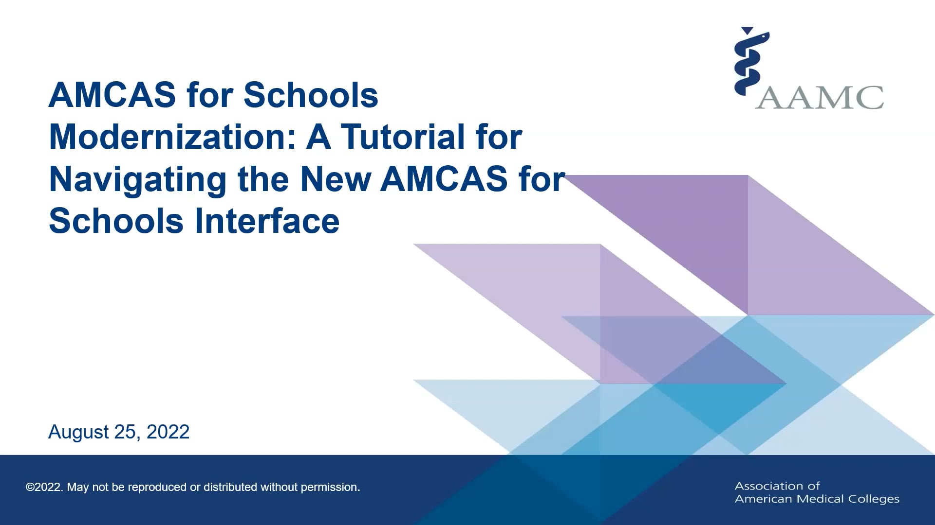 AMCAS for Schools Modernization: A Tutorial for Navigating the New ...