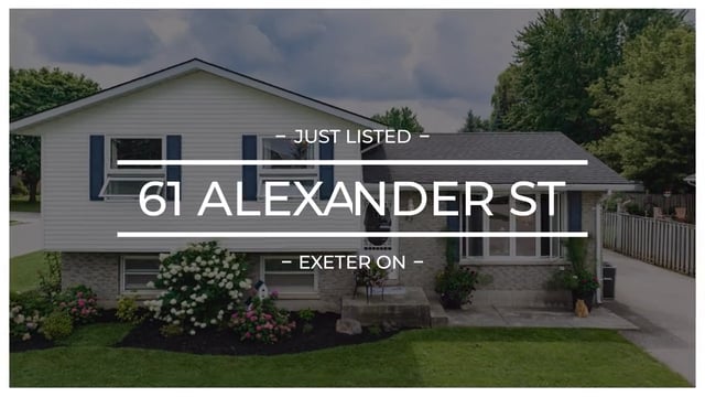 61 ALEXANDER ST EXETER ON on Vimeo