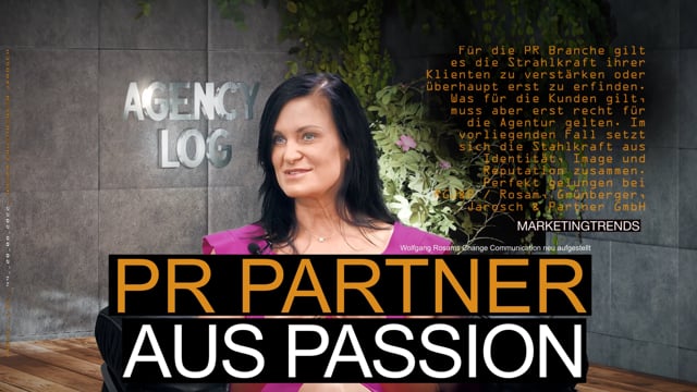agency log: PR-Partner aus Passion | medianetTV