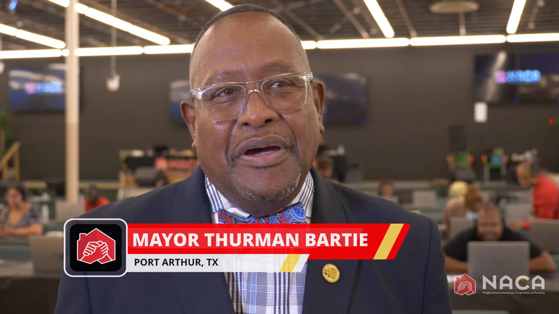 Port Arthur, TX Mayor Thurman Bartie at NACA's Achieve the Dream Event ...