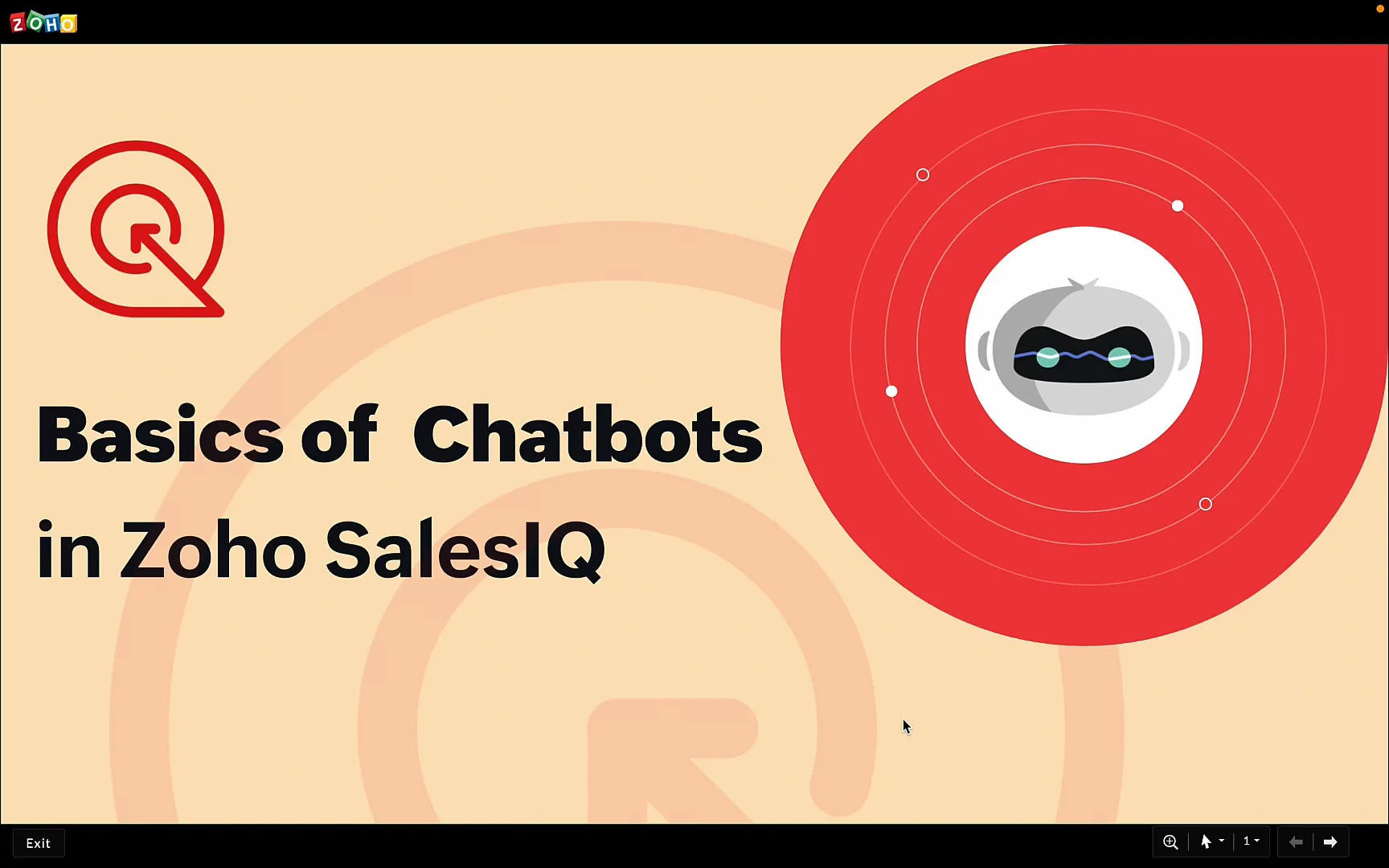 Zoho SalesIQ Chatbot tutorials - Basics of creating an effective ...