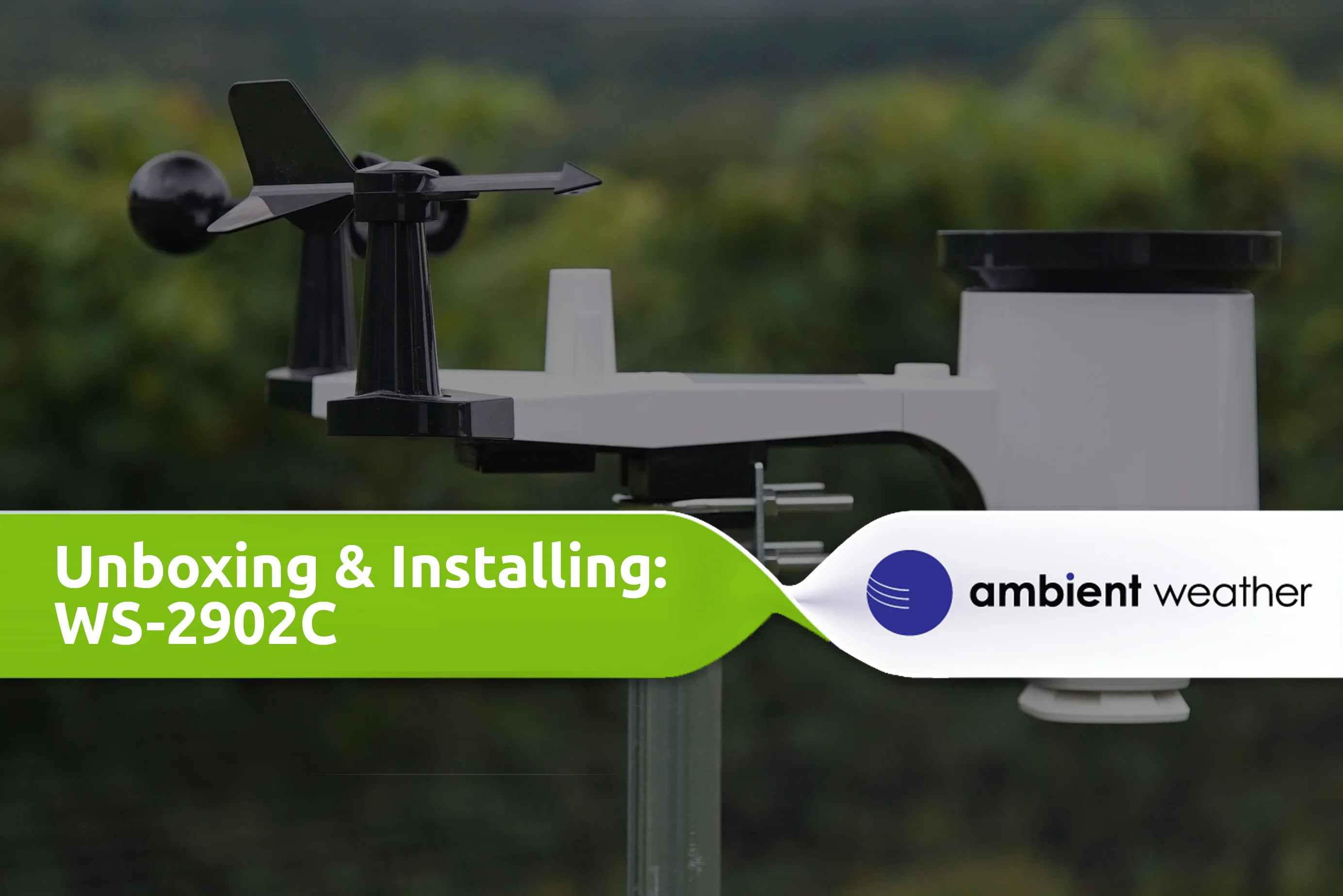 Unboxing and Installing - Ambient WS-2902 Weather Station on Vimeo