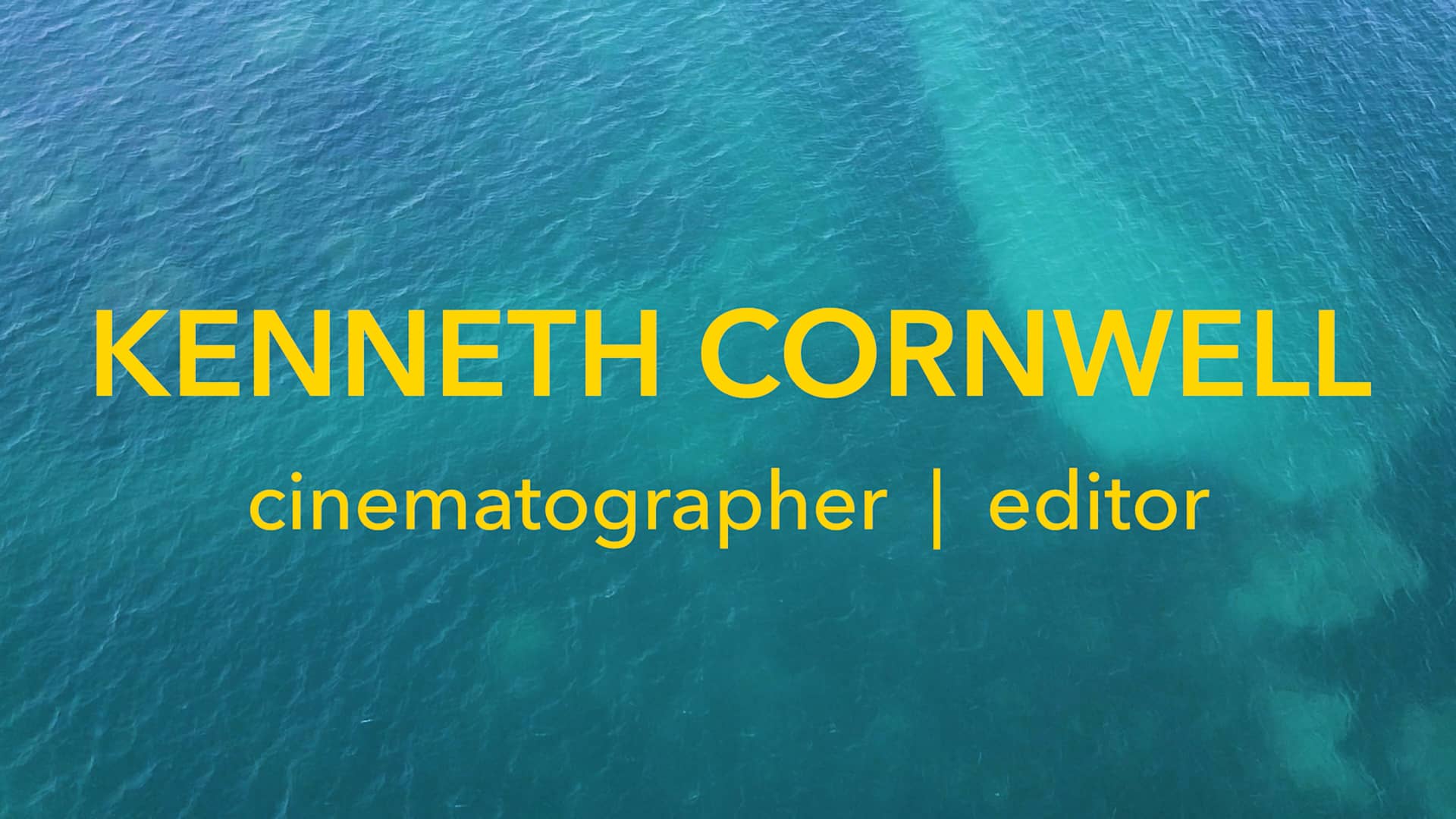 Kenneth Cornwell Demo Reel 2022 on Vimeo