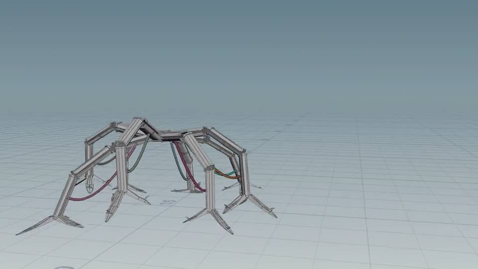 Houdini Spider Rig wip on Vimeo
