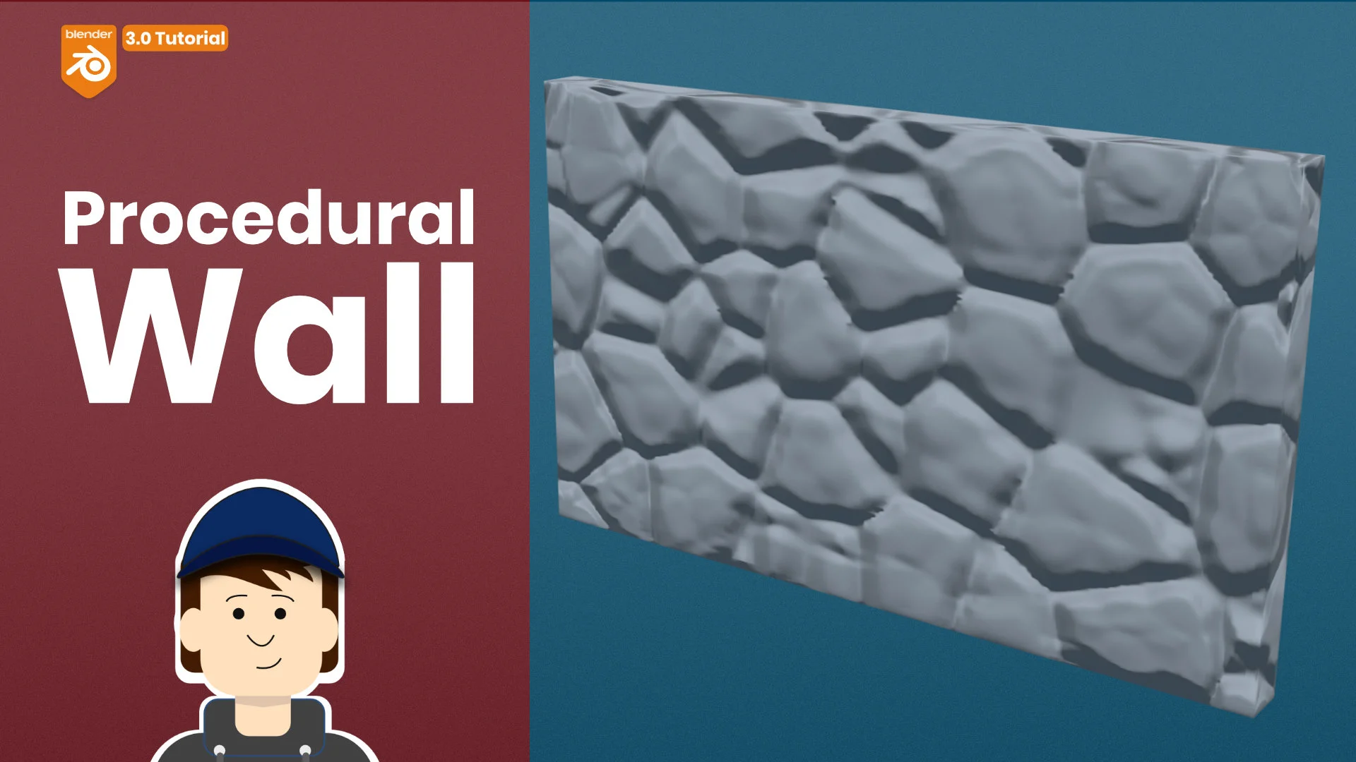How to model a procedural stone wall in Blender [3.0]