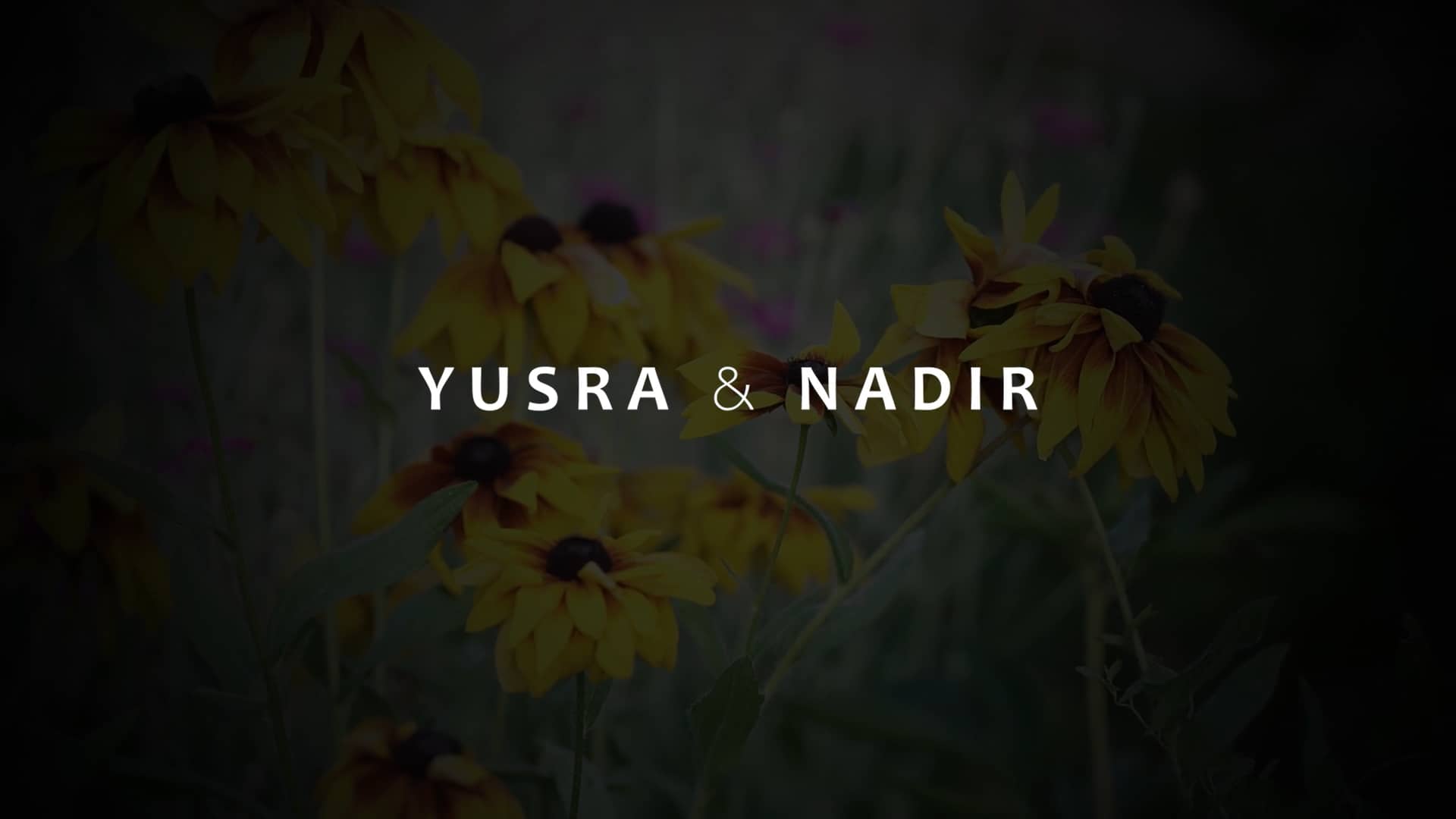 Yusra & Nadir Highlights Film on Vimeo