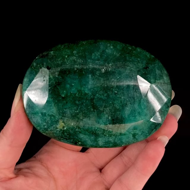 Emerald (LARGE faceted stone) | Bubani Mine, Ajmer District, Rajasthan ...