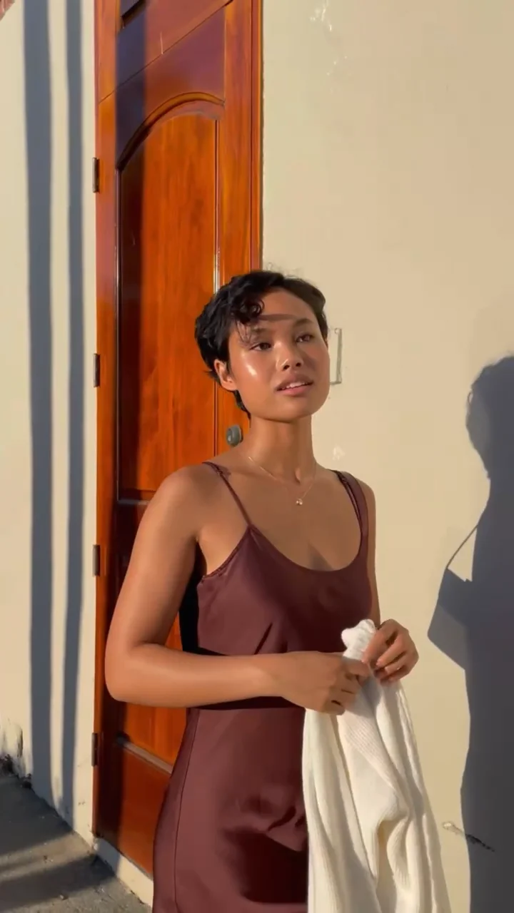 The Slip Dress Mocha Alissa Iris on Vimeo