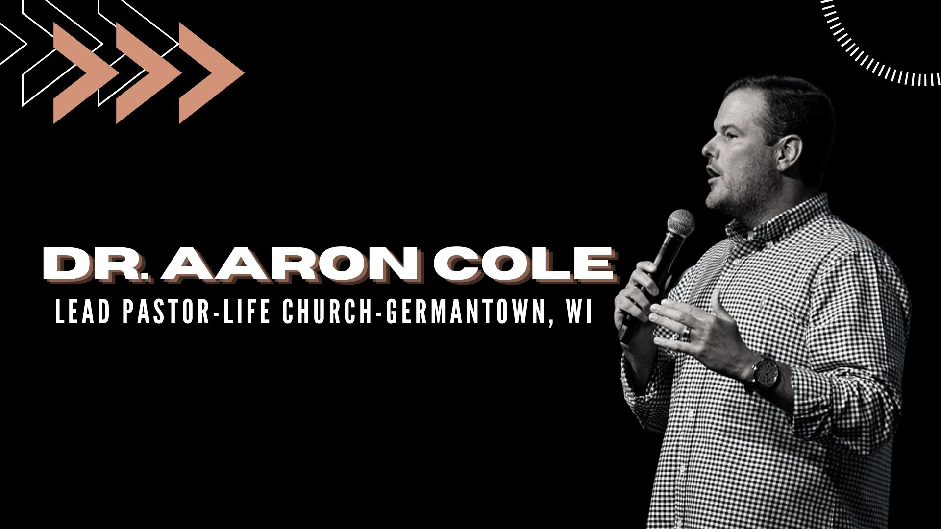 Dr. Aaron Cole -Lead Pastor Life Church. Germantown, WI on Vimeo