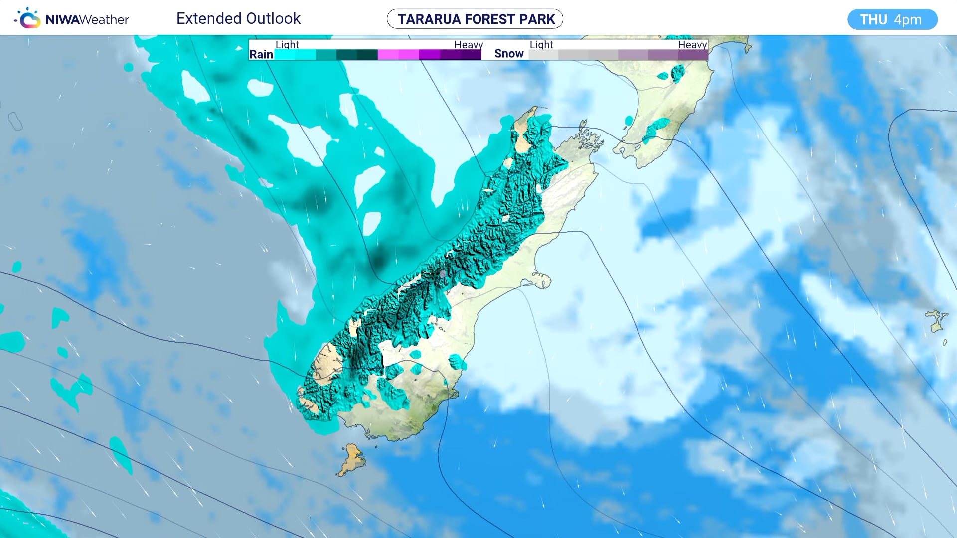 Tararua Forest Park Weather Outlook on Vimeo