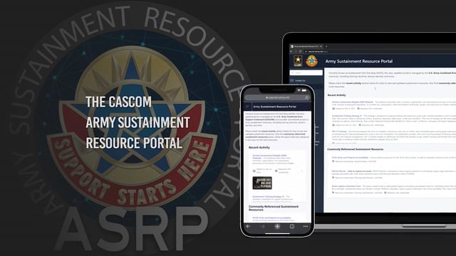 Army Sustainment Resource Portal (ASRP) | Videos & Movies on Vimeo