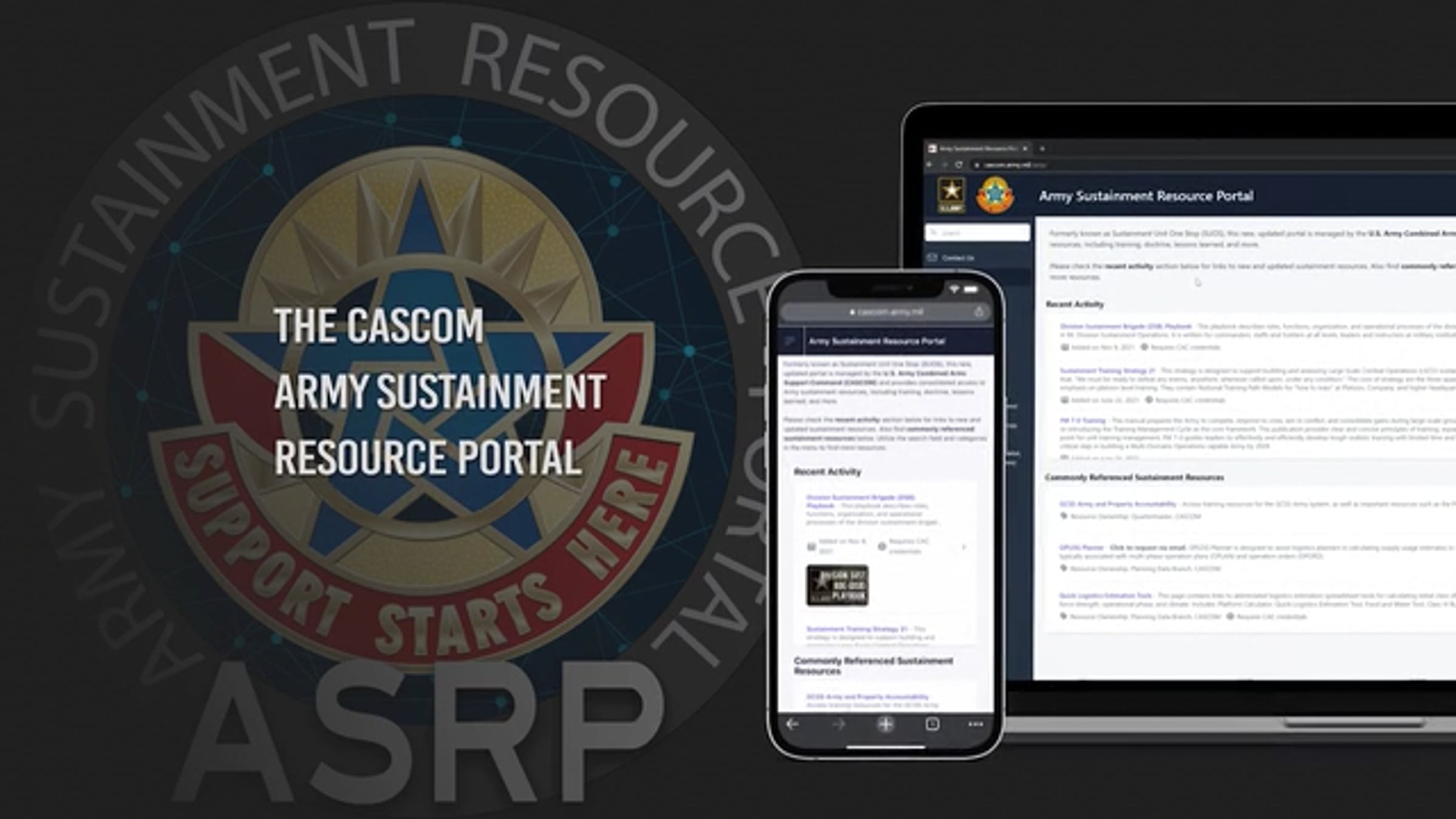 Army Sustainment Resource Portal (ASRP)