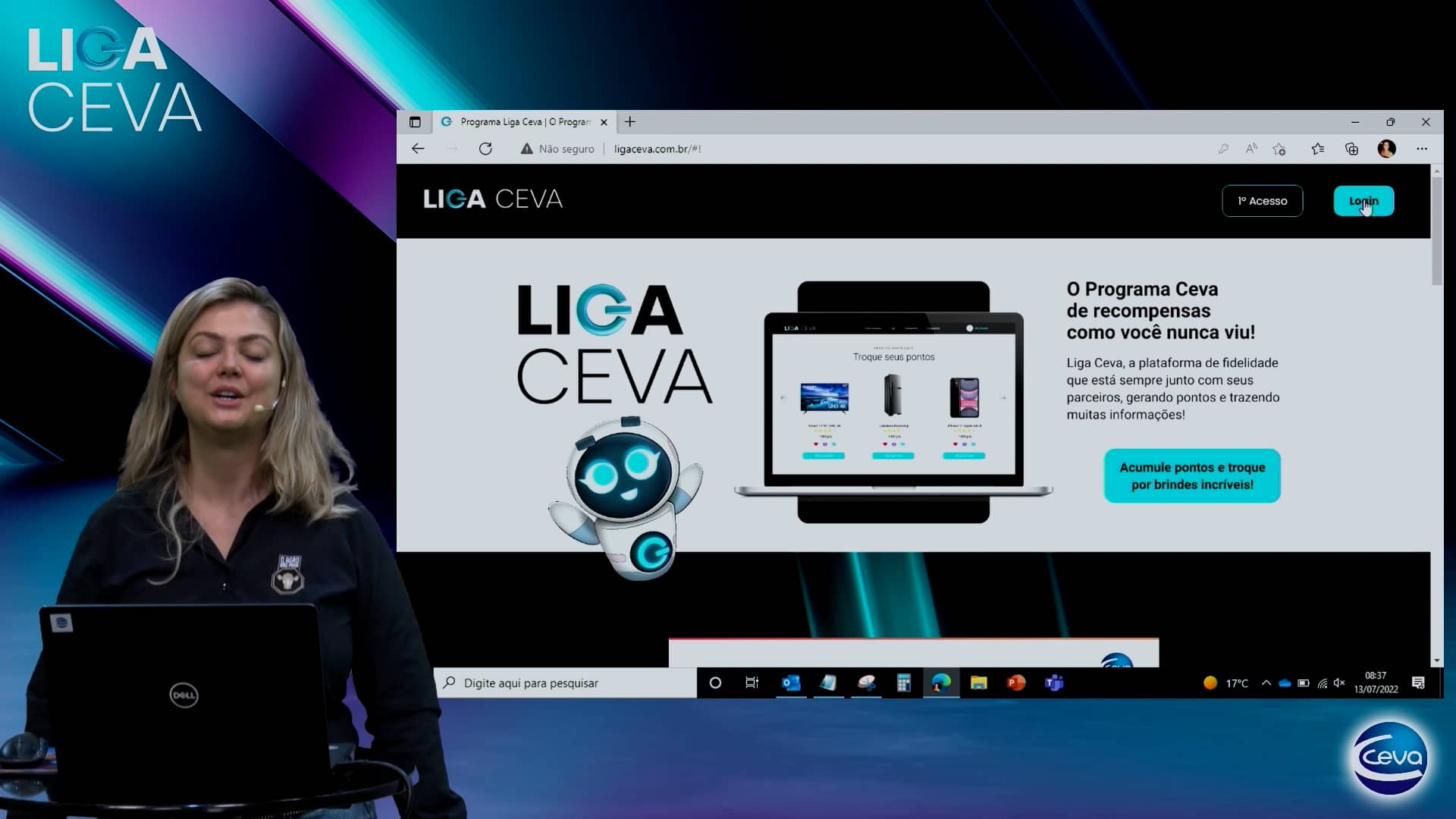 LIGA CEVA - Acesso ao site on Vimeo