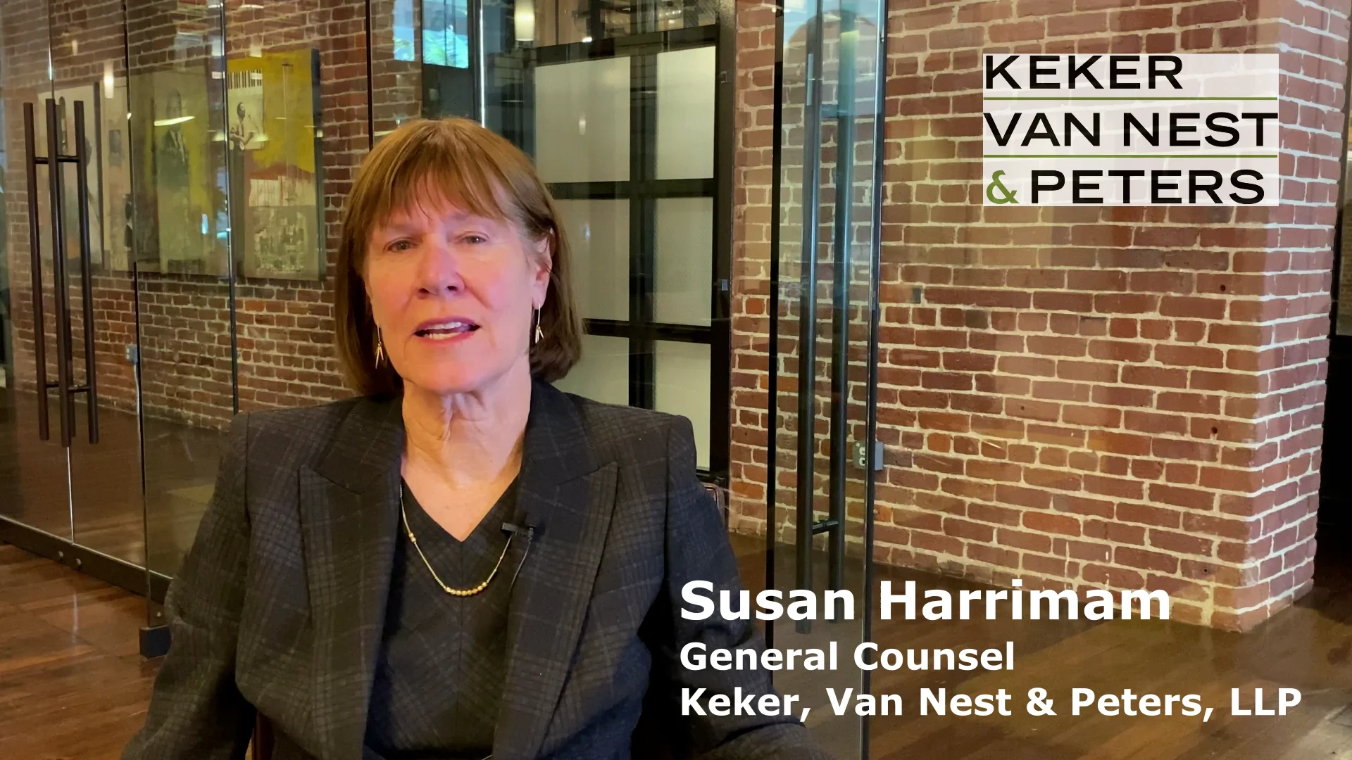 American College of Trial Lawyers President Susan Harriman on Vimeo