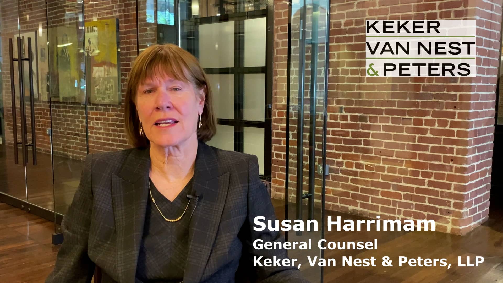 American College of Trial Lawyers President Susan Harriman on Vimeo