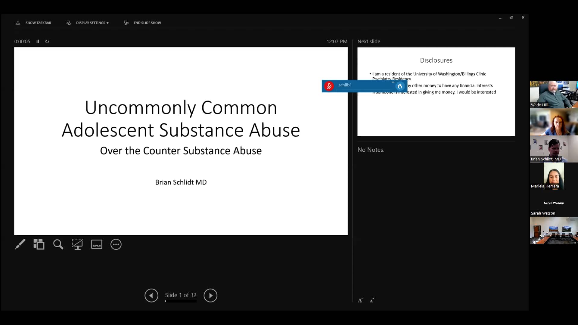 Uncommonly Common Adolescent Substance Abuse, OTC- Brian Schlidt MD on ...