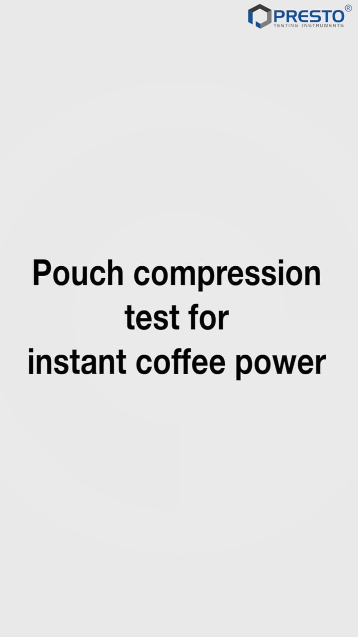 Pouch compression test for instant coffee power.m4v on Vimeo