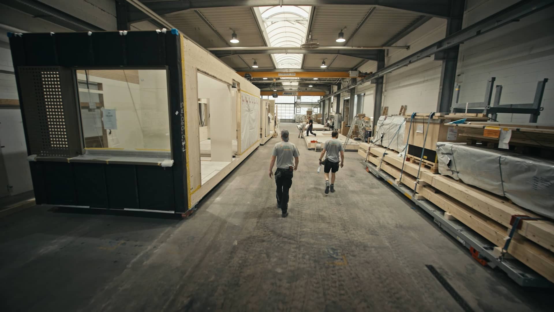 Holzbau in Deutschland | Holzmodule für den deutschen Markt | Blumer Lehmann on Vimeo