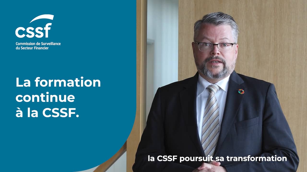 La formation continue à la CSSF - Jean-Pierre Faber (Rapport annuel ...