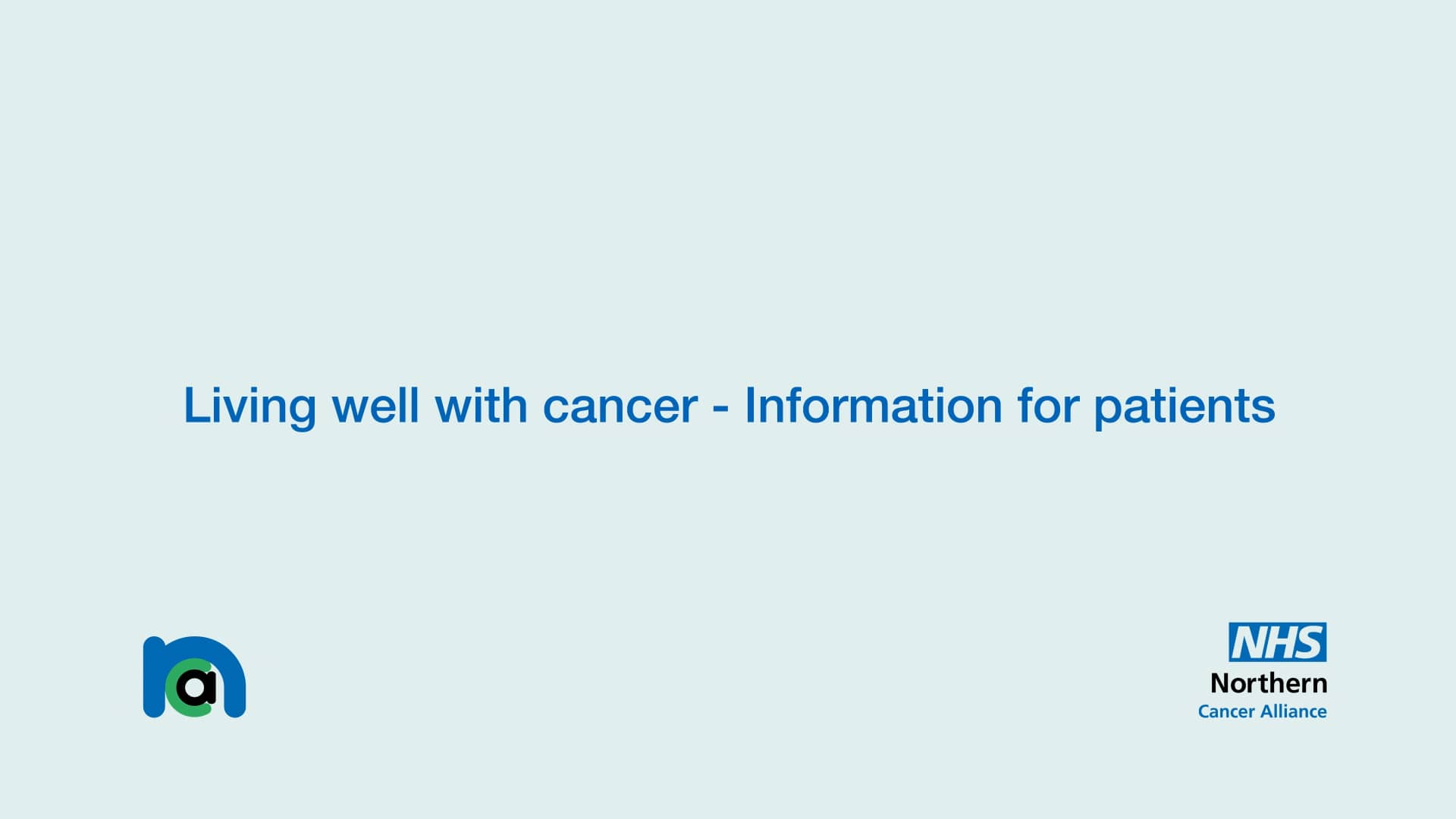 2259 NHS Cancer Alliance Healthy Lifestyle Animation on Vimeo