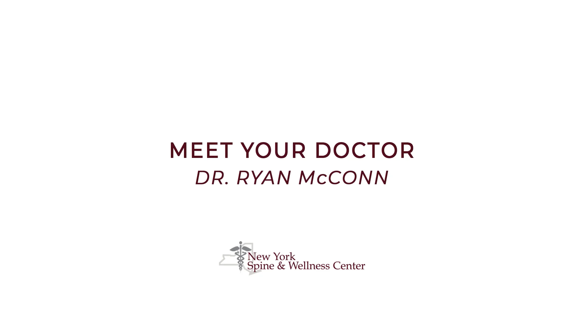 Meet Dr. McConn on Vimeo