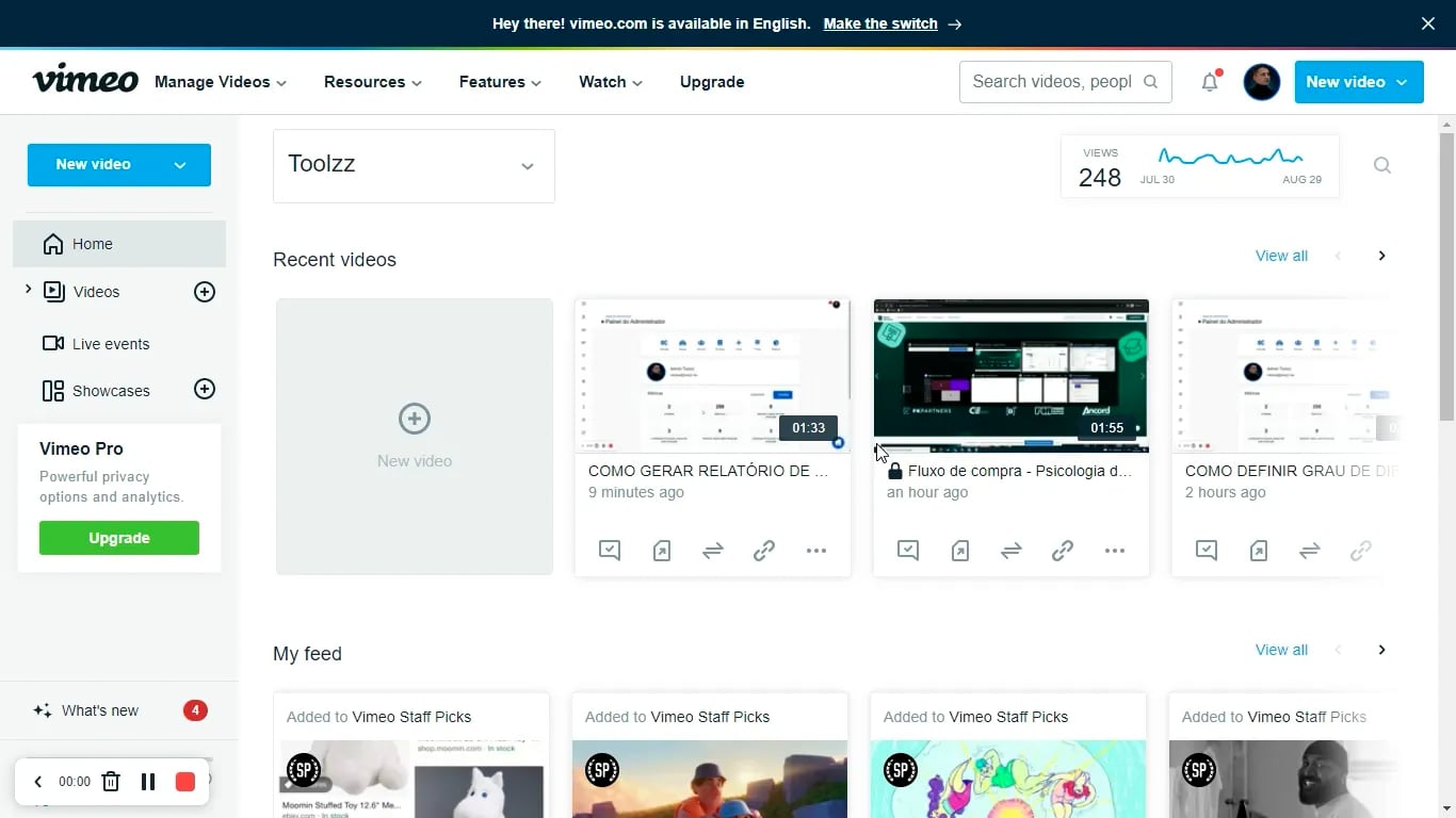 COMO COPIAR LINKS DE VÍDEOS NA VIMEO? on Vimeo