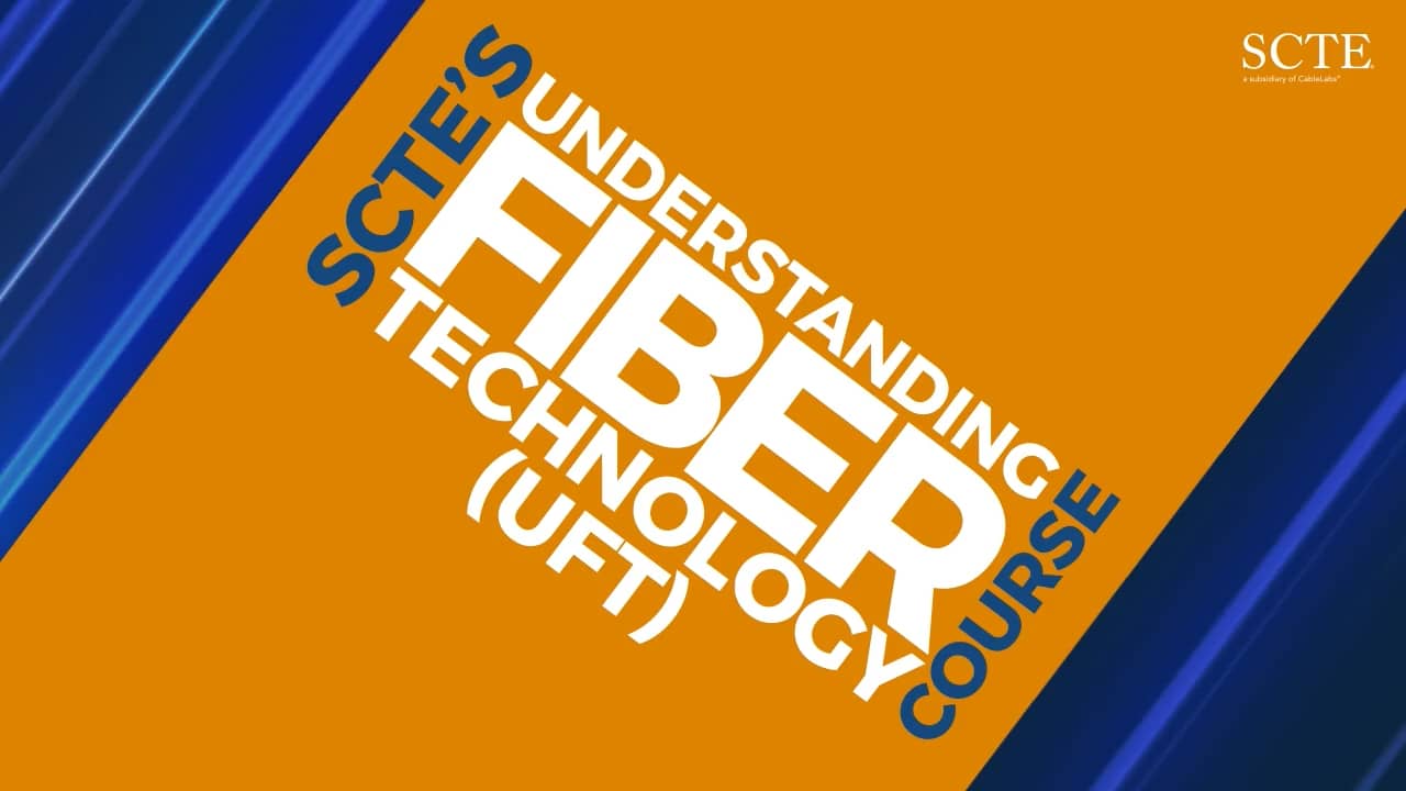 SCTE's Understanding Fiber Technology course on Vimeo